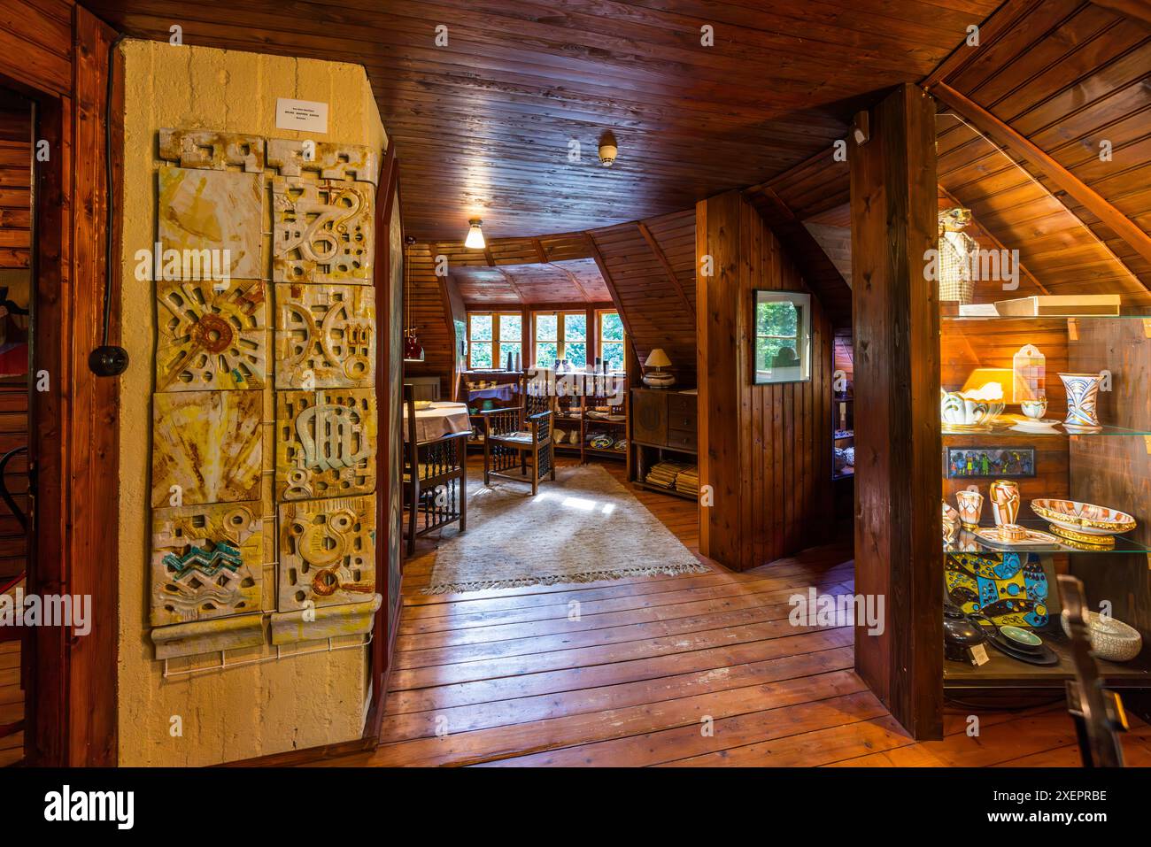 Architecturally unique "Käseglocke" (cheese bell) building in Worpswede ...