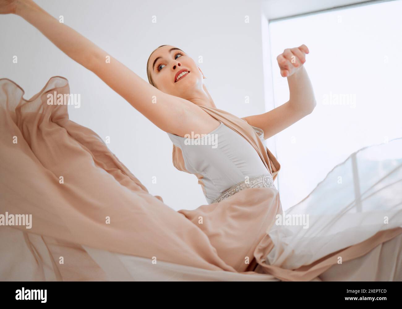 Fabric wind dance hi-res stock photography and images - Alamy