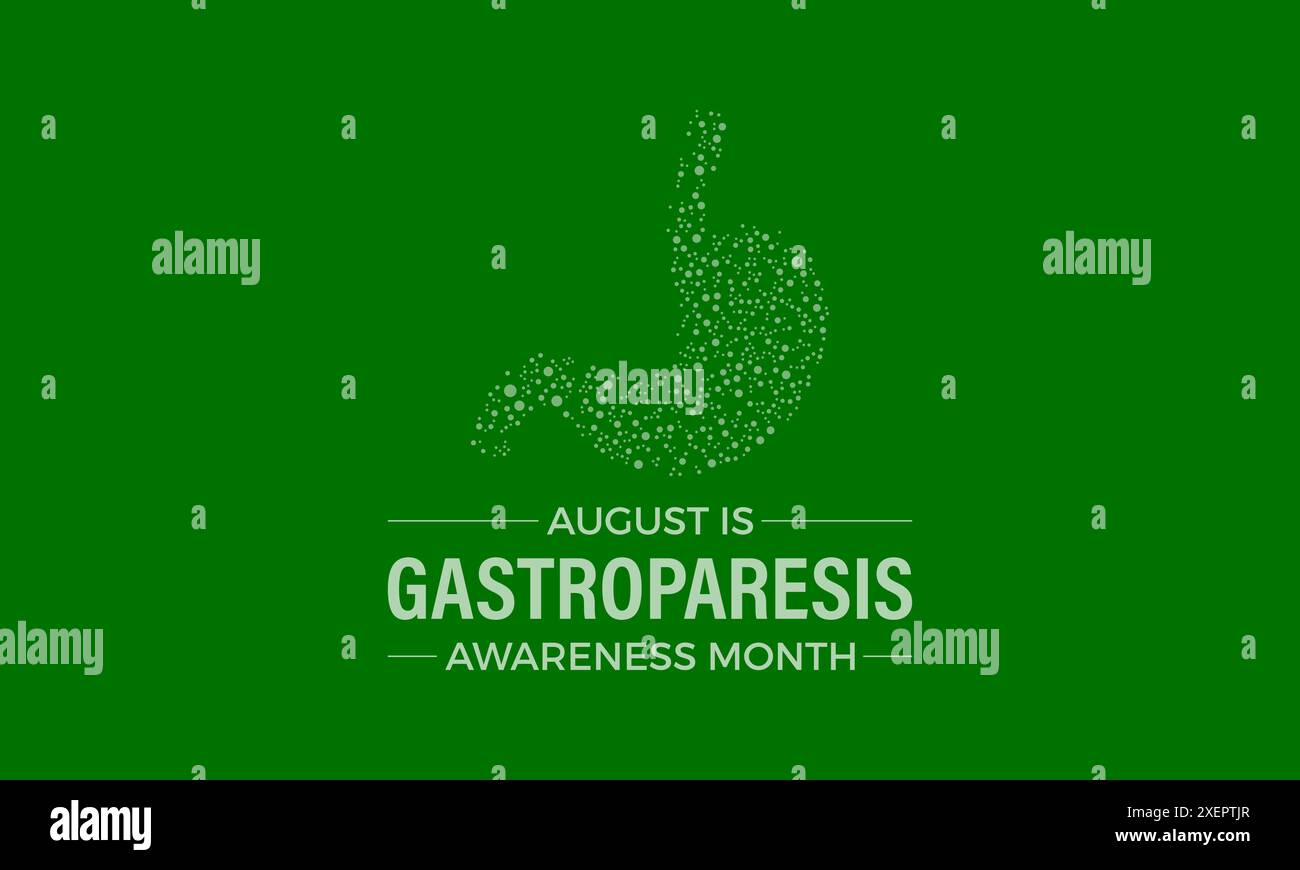 Gastroparesis awareness month vector concept for banner, poster ...