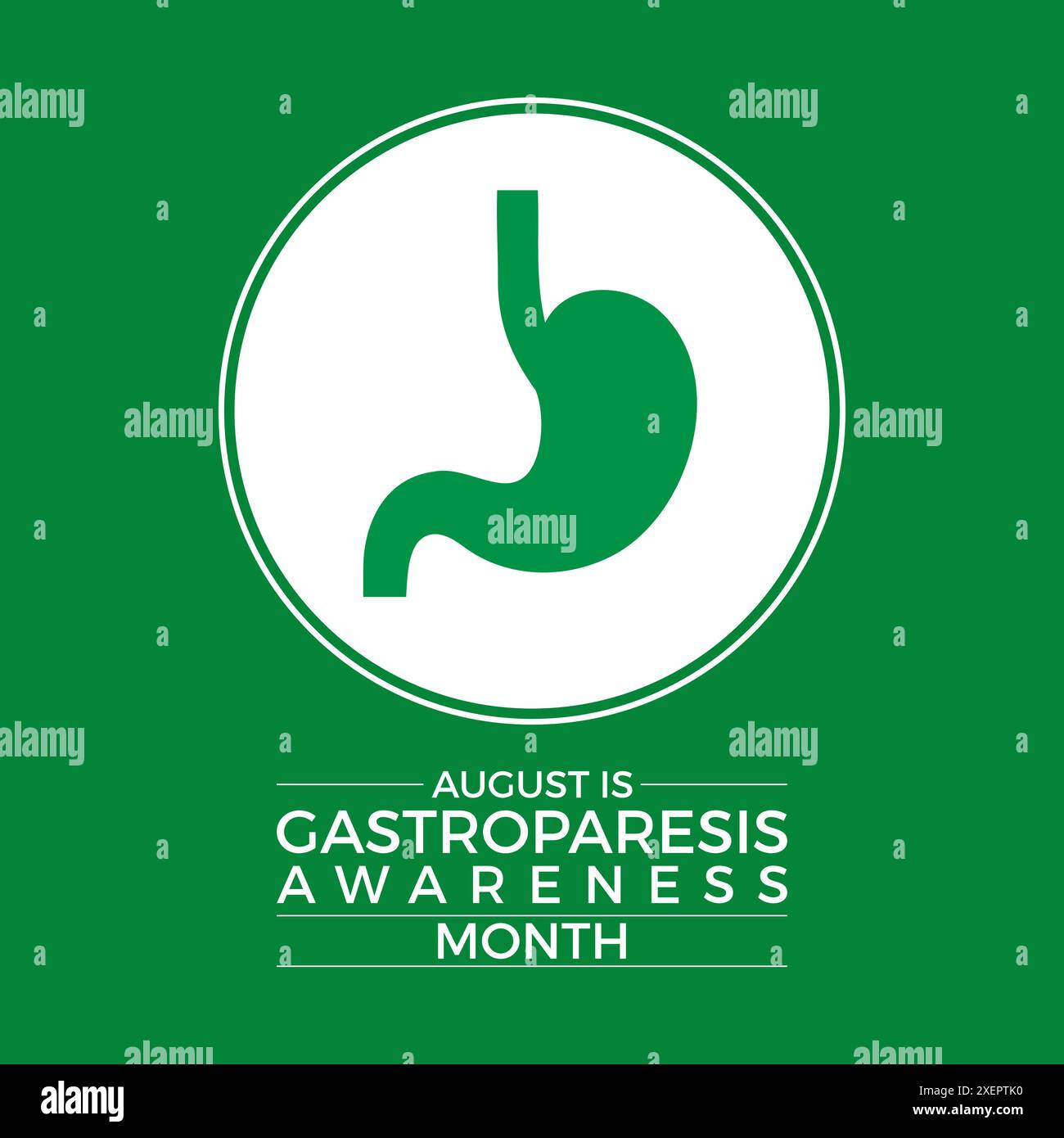Gastroparesis awareness month vector concept for banner, poster ...