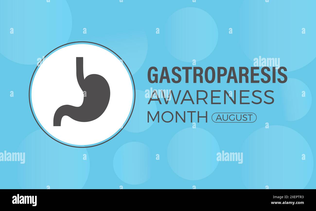 Gastroparesis awareness month vector concept for banner, poster ...