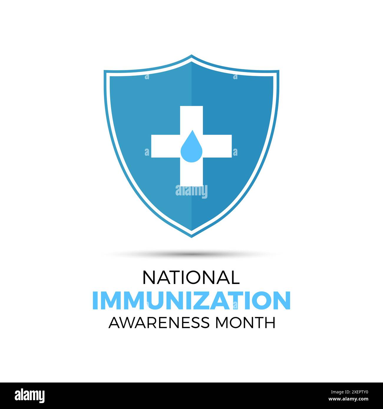 National immunization awareness month vector concept for banner, poster ...
