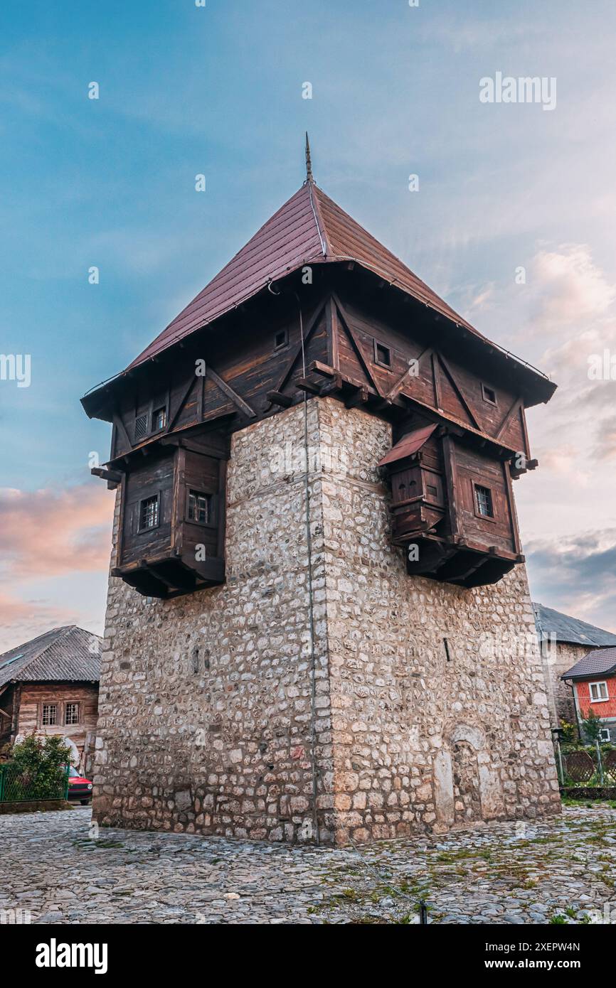 Kula Redzepagica: A historic landmark in Plav, Montenegro, featuring ...