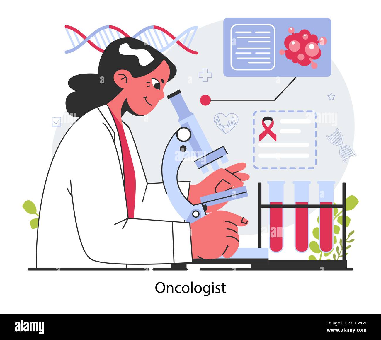 Oncologist. Cancer disease, oncology modern diagnostic and treatment ...