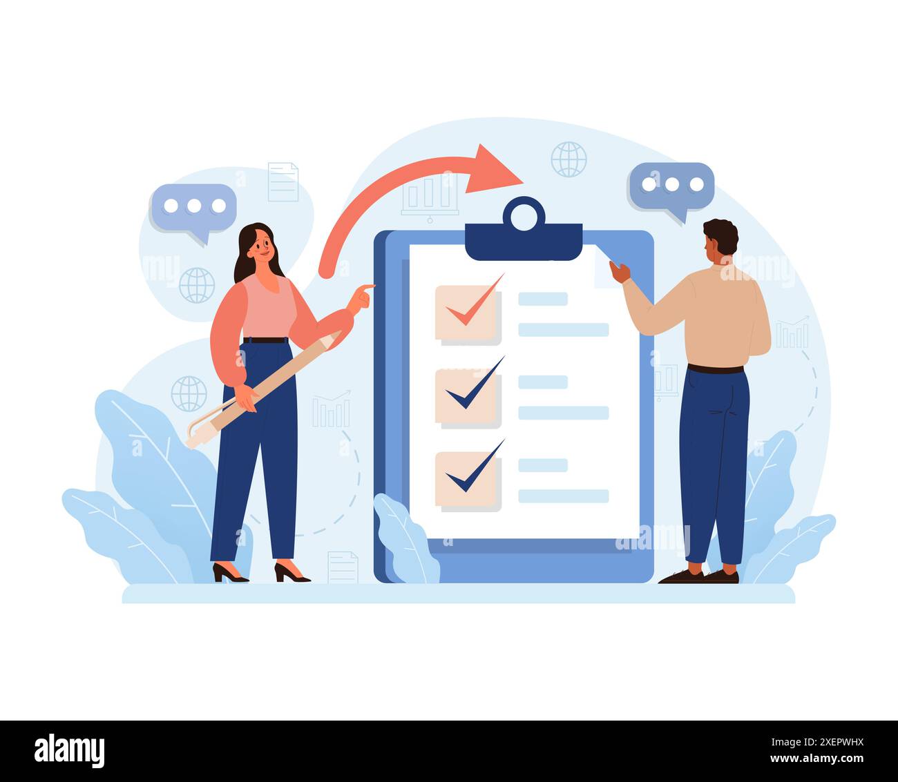 Public opinion polling. Characters participation in an online survey ...
