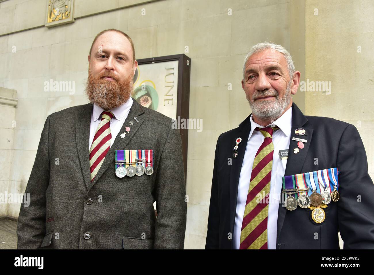 Manchester, UK, 29th June, 2024. Armed Forces Day 2024 commemoration ...