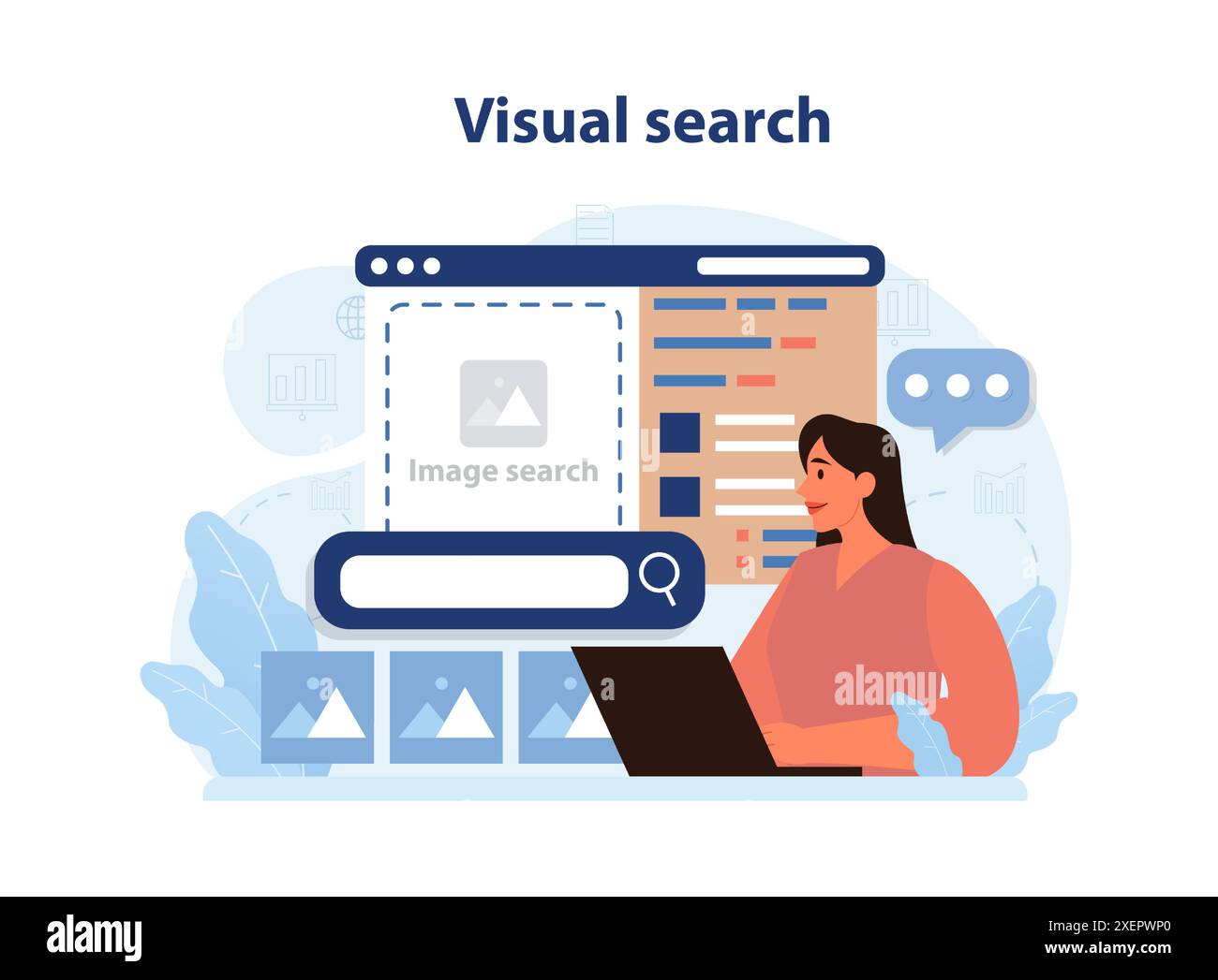 Visual search engine. Ai, self-learning computing system processing ...
