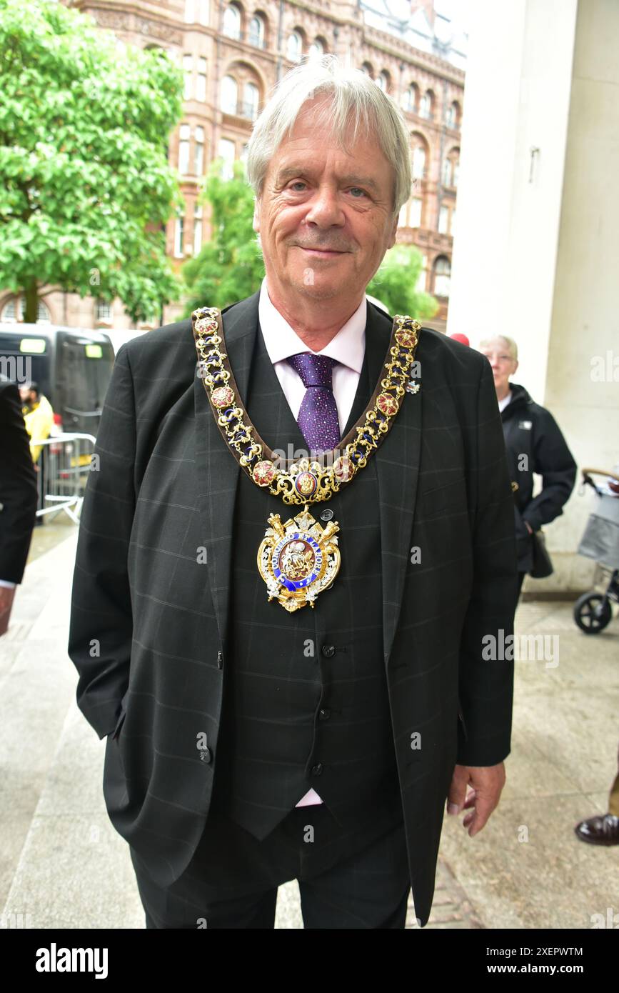 Manchester, UK, 29th June, 2024. Armed Forces Day 2024 commemoration ...