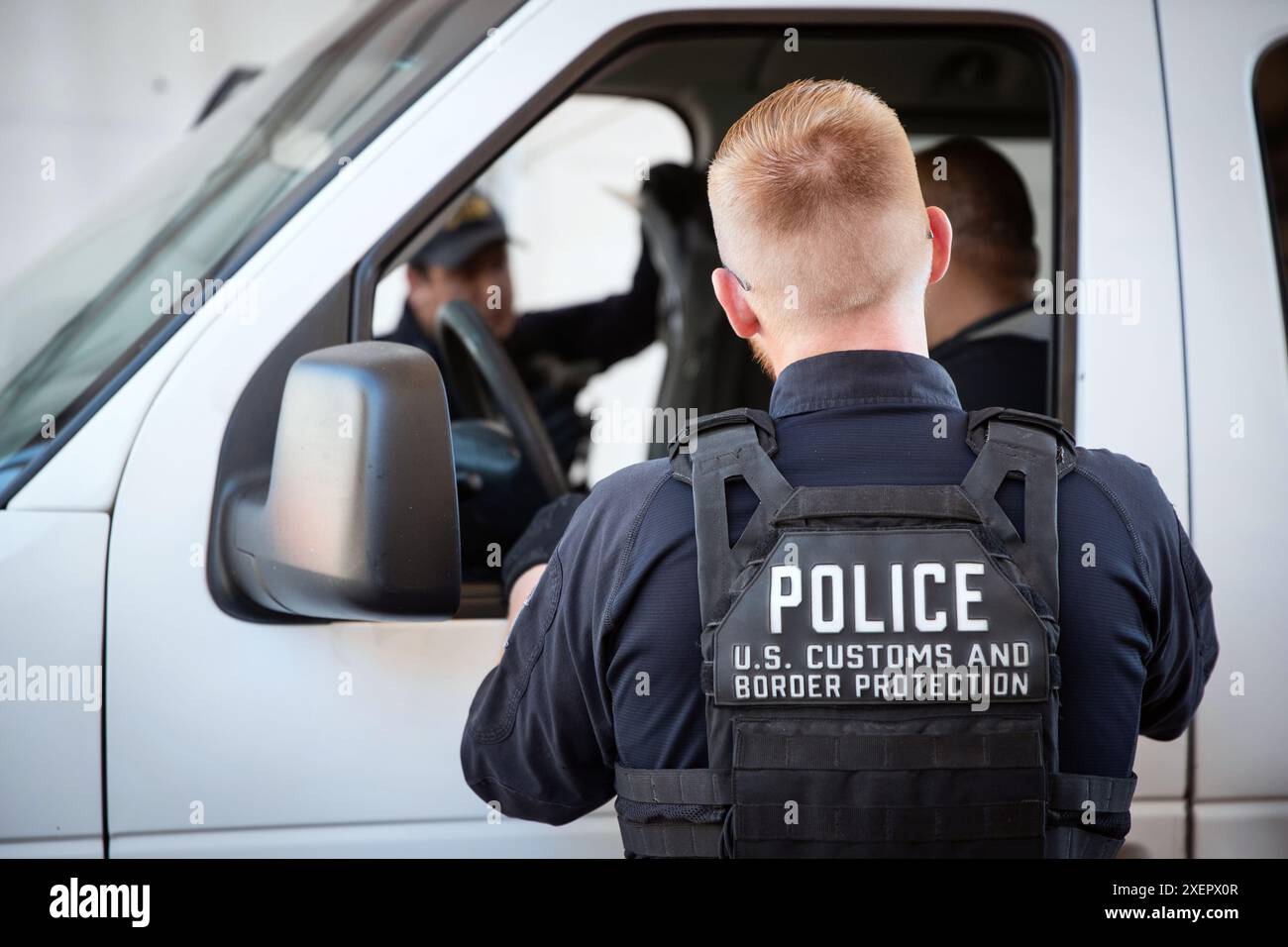 Nogales, Arizona, USA - June 11 2024: A U.S. Customs and Border ...