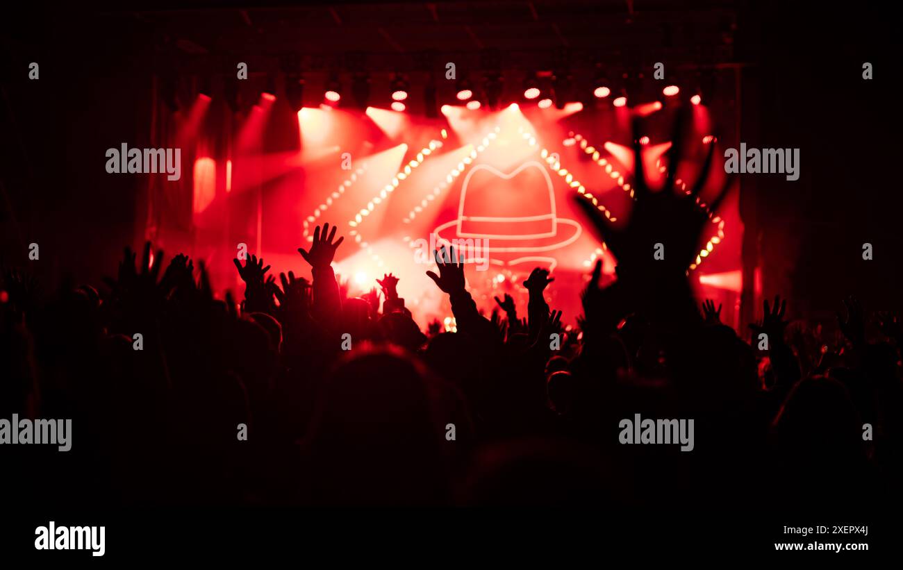 The audience of the concert hi-res stock photography and images - Alamy