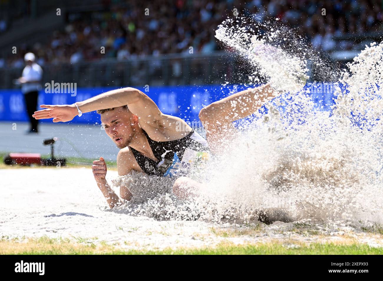 Brunswick, Germany. 29th June, 2024. Athletics: German Championships in ...