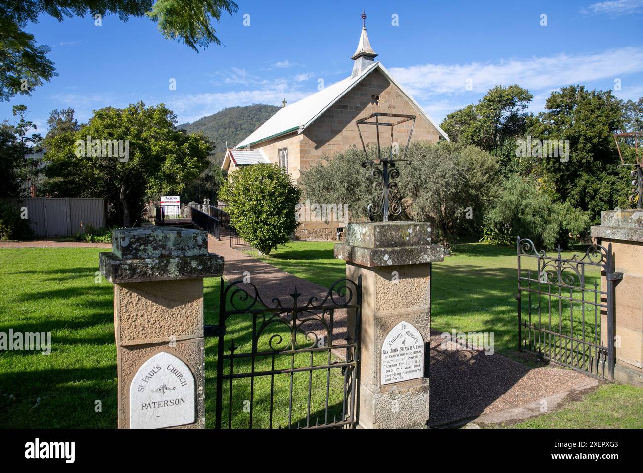 St Paul's Anglican Church in the New South Wales village town of ...