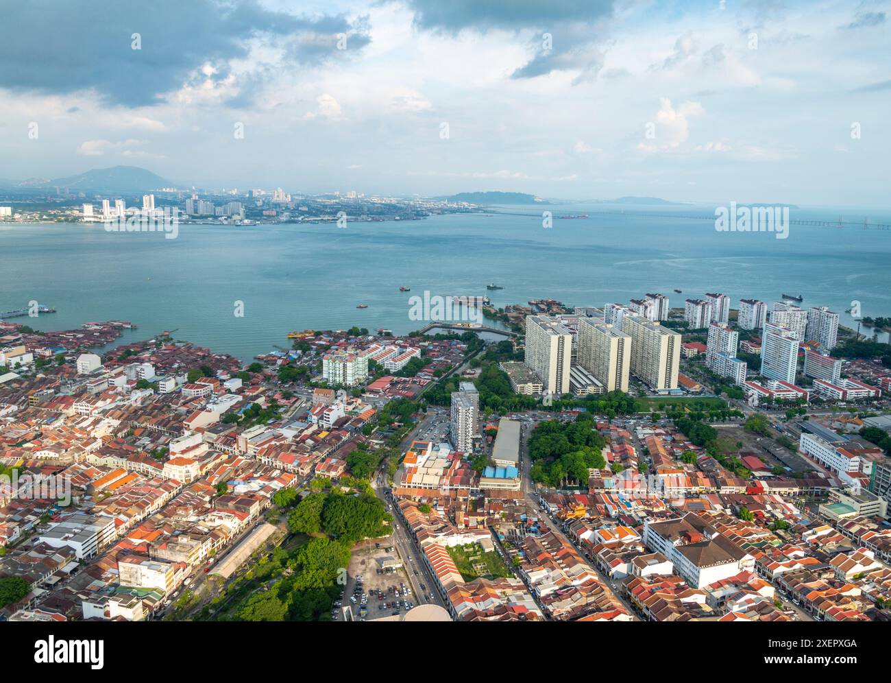 Stunning views of the city and Malacca Strait, from the rooftop and ...