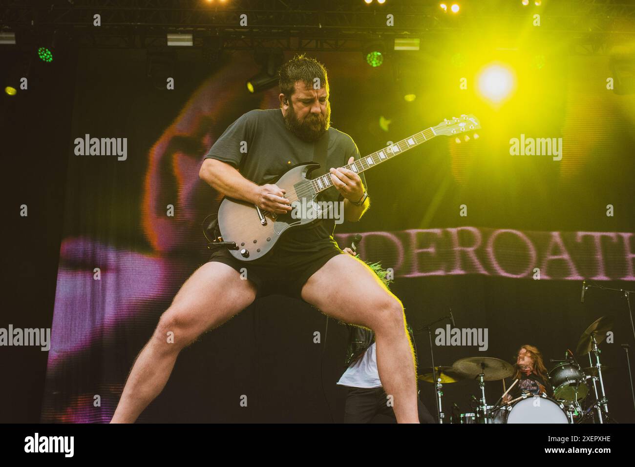 The american band Underoath performed ad Danish Copenhell festival 2024 ...