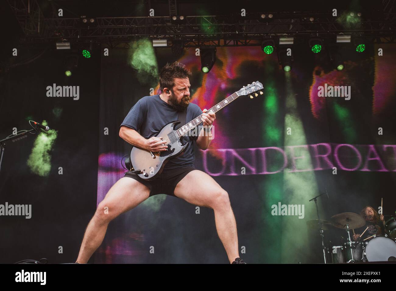The american band Underoath performed ad Danish Copenhell festival 2024 ...