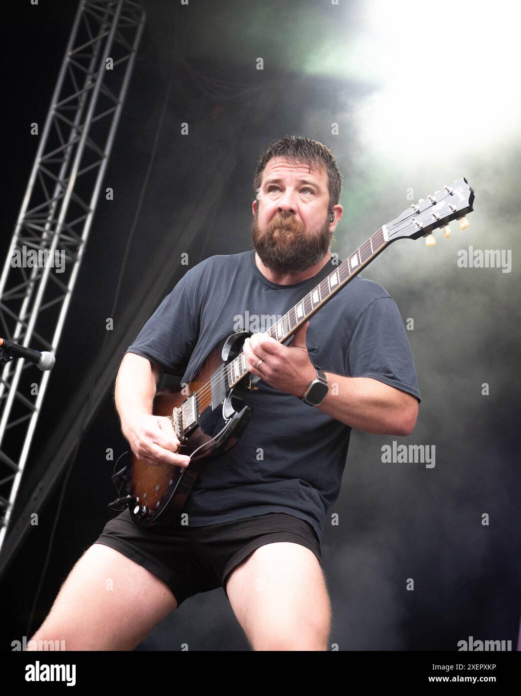 The american band Underoath performed ad Danish Copenhell festival 2024 ...
