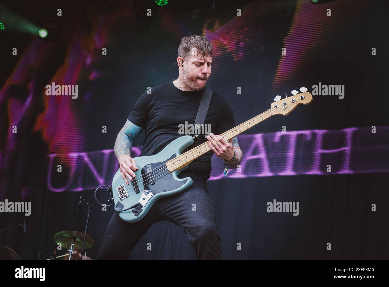 Spencer chamberlain of underoath hi-res stock photography and images ...