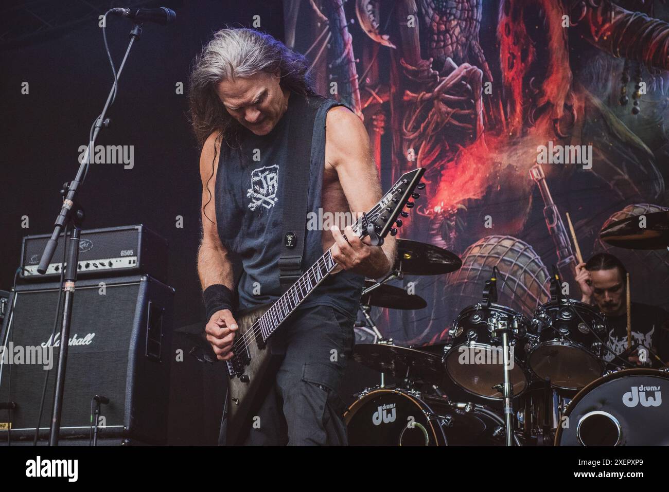 The american band Jungle Rot performed at Danish Copenhell festival ...