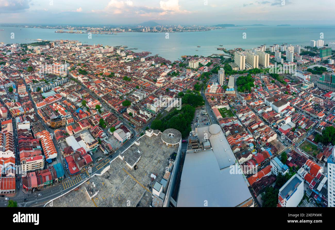 Stunning views of the city and Malacca Strait,from the rooftop of ...