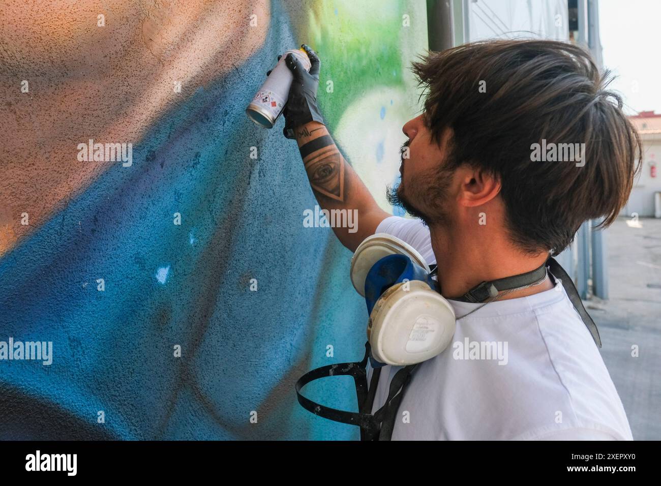 Luciano Ranieri, an Italian artist specialising in street art, active ...