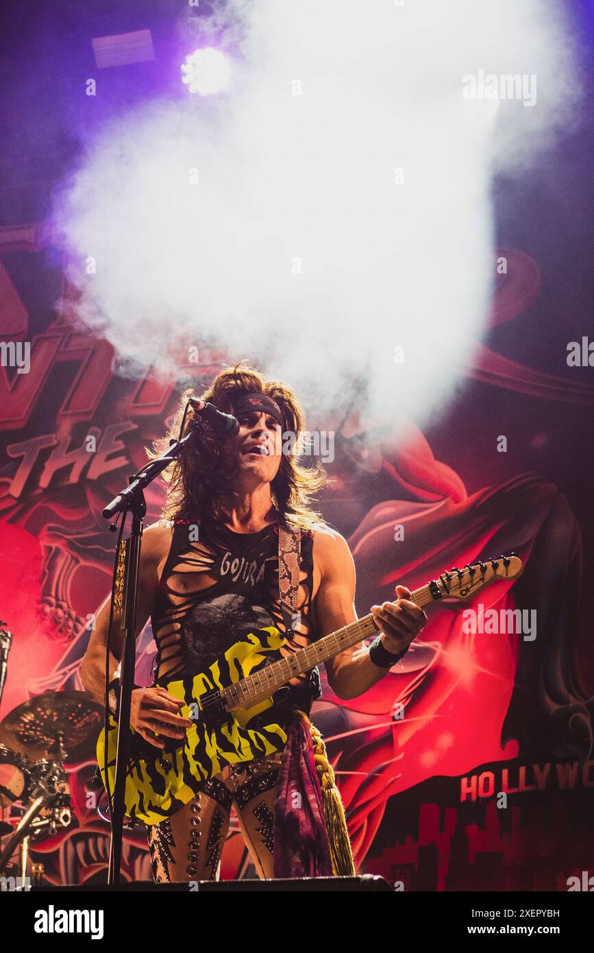 The american Band Steel Panther performed at Danish Copenhell festival ...