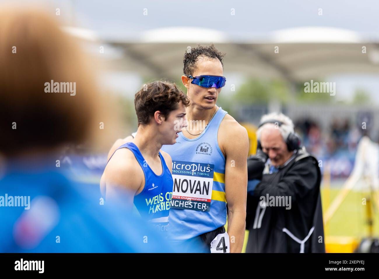 Manchester, United Kingdom, 29 June 2024, 400m Hurdles Mens Heats ...