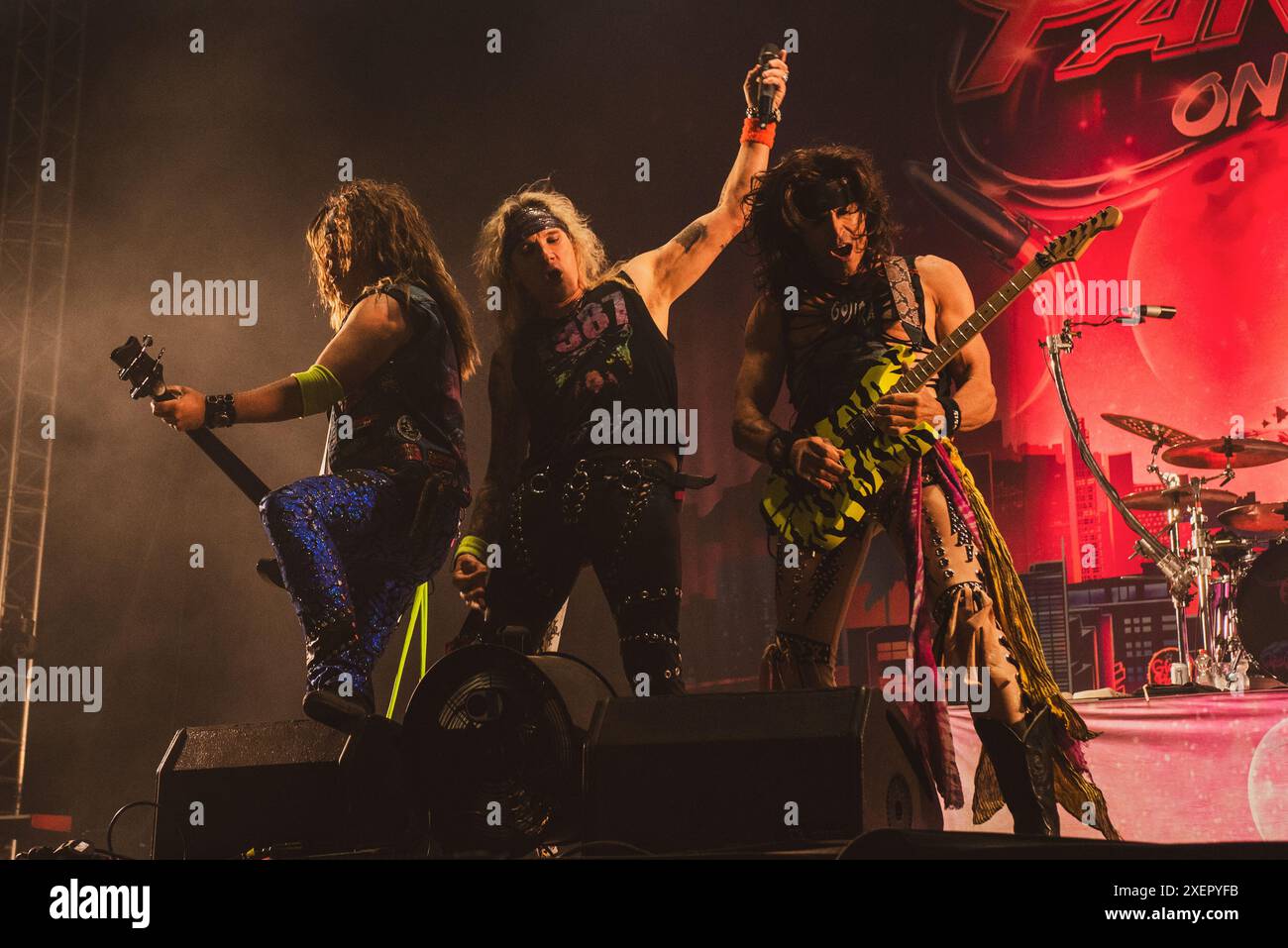 The american Band Steel Panther performed at Danish Copenhell festival ...