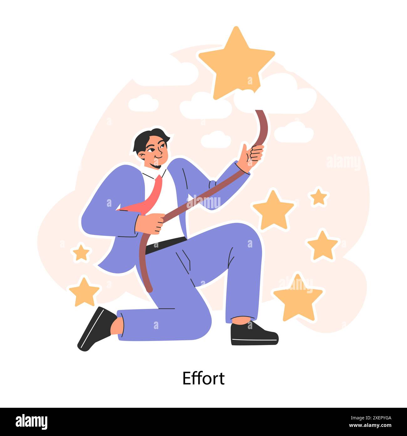 Self-development. Personal growth. Motivation. Ambitious character ...