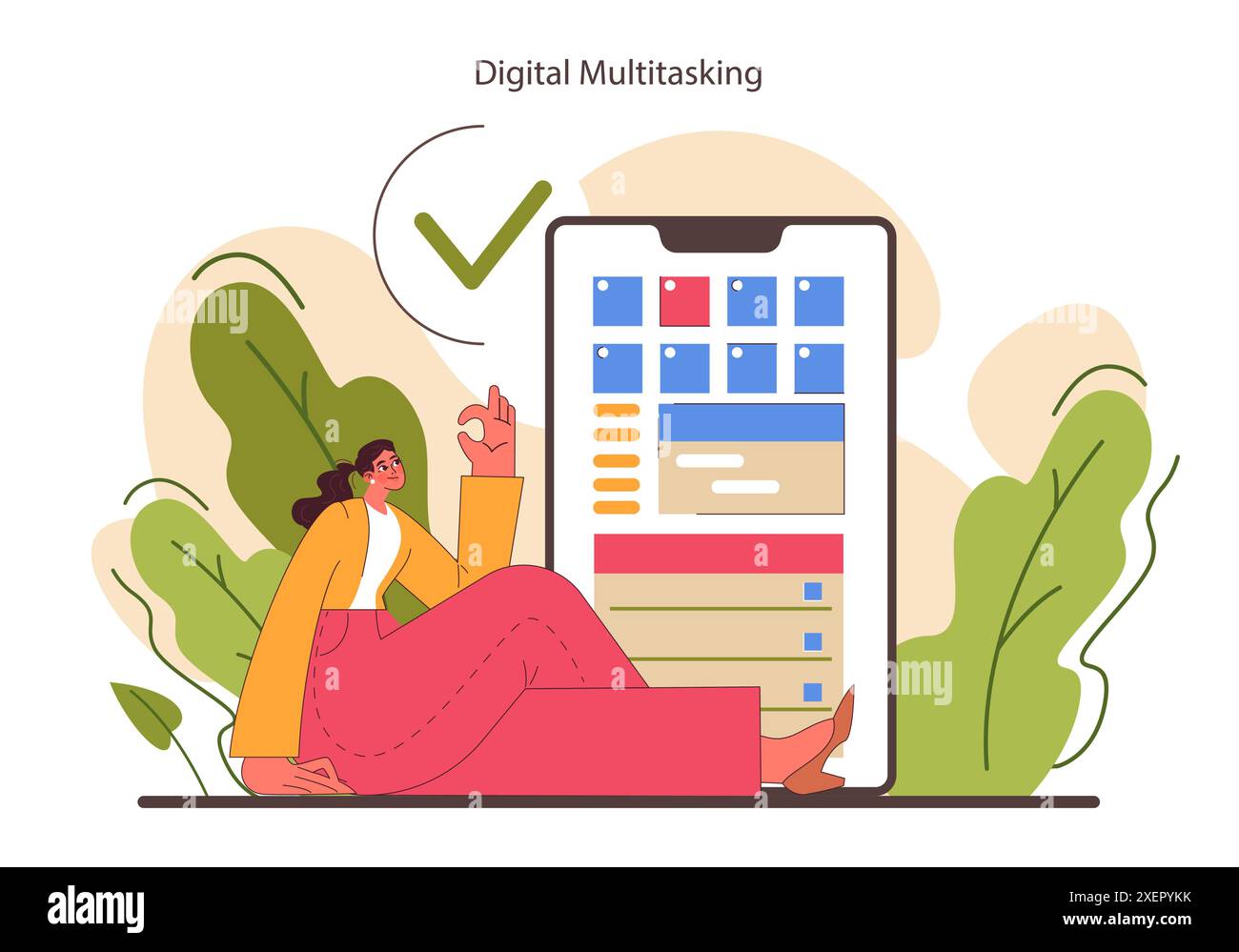 Digital multitasking. Effective and competent office worker time and ...