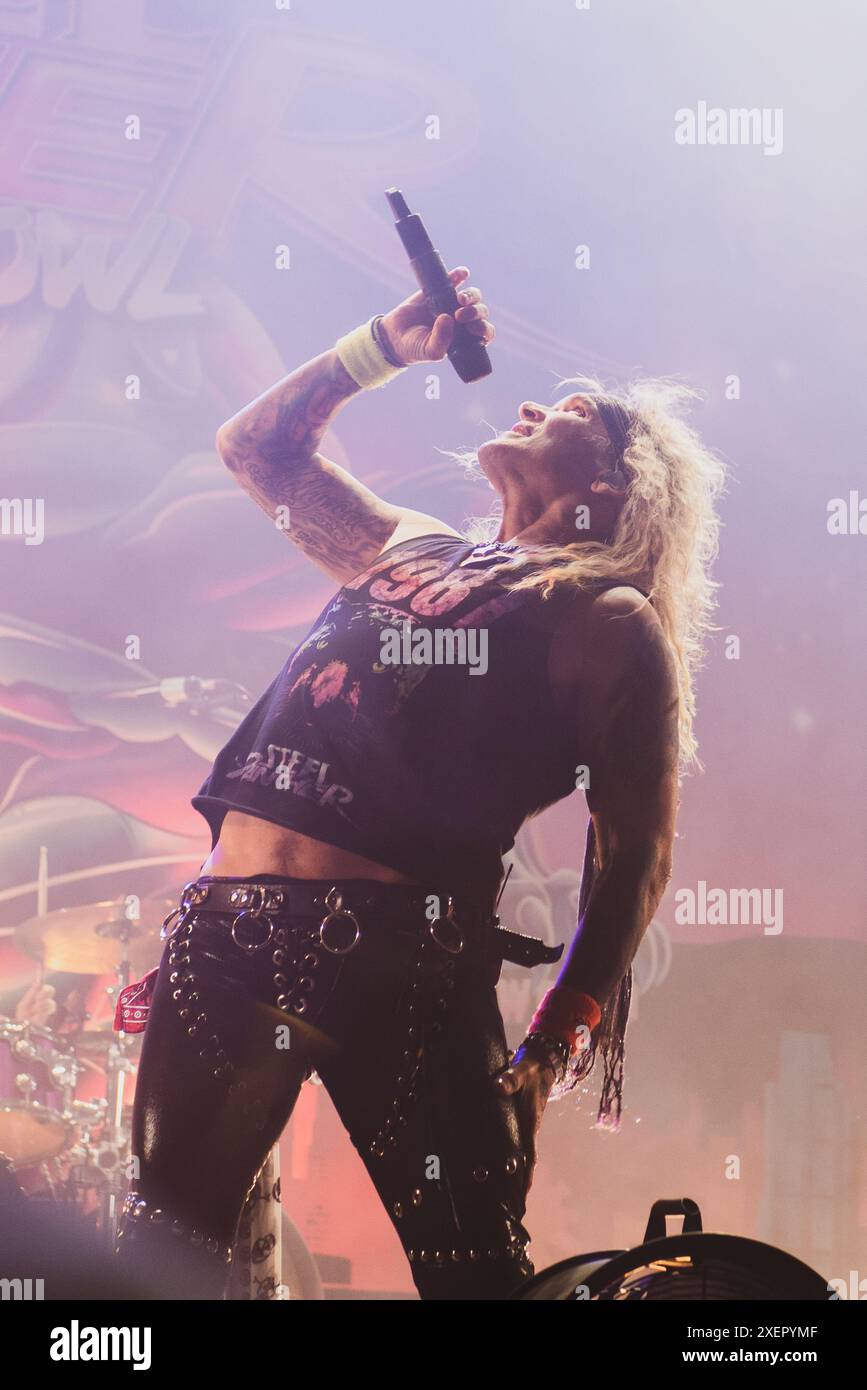 The american Band Steel Panther performed at Danish Copenhell festival ...