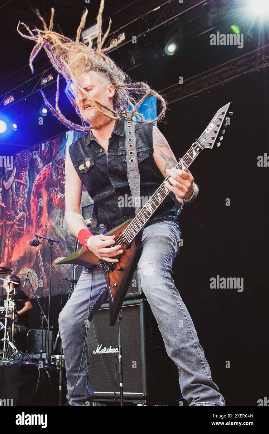 The american band Jungle Rot performed at Danish Copenhell festival ...