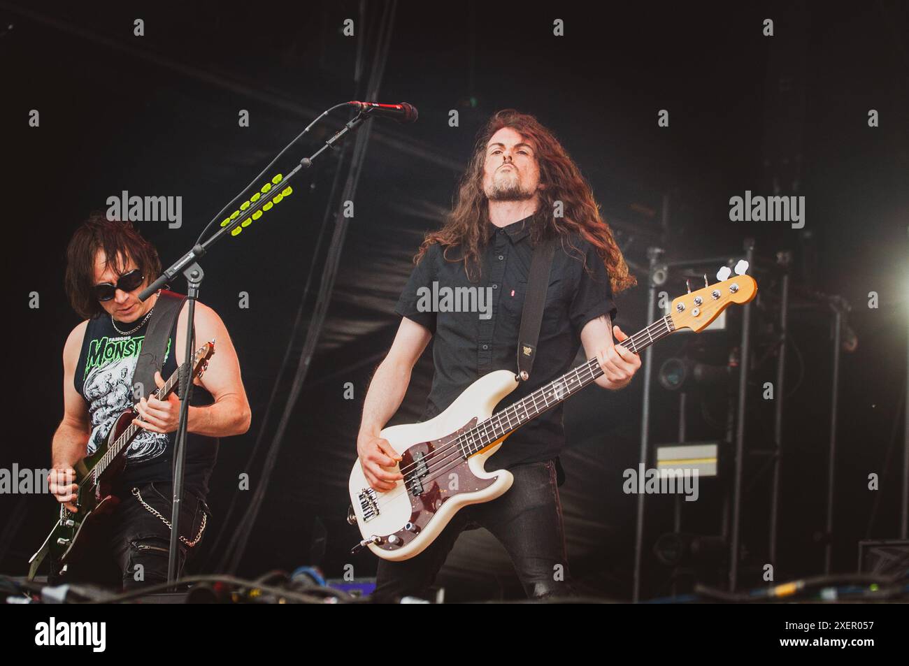 The american singer Corey Taylor performed at Danish Copenhell festival ...
