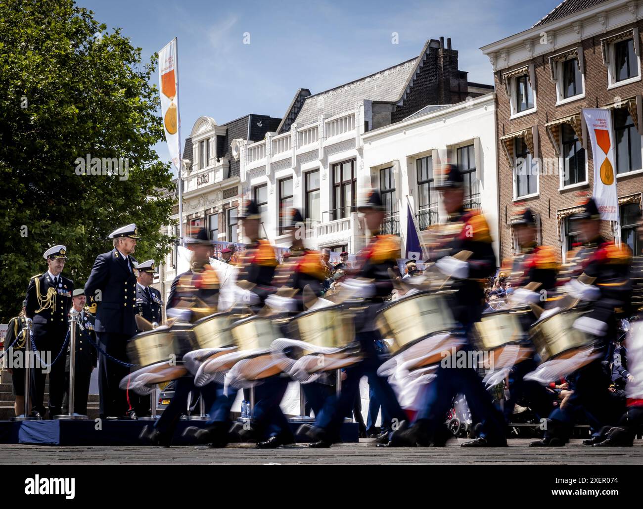 THE HAGUE - King Willem Alexander during the National Parade on the ...