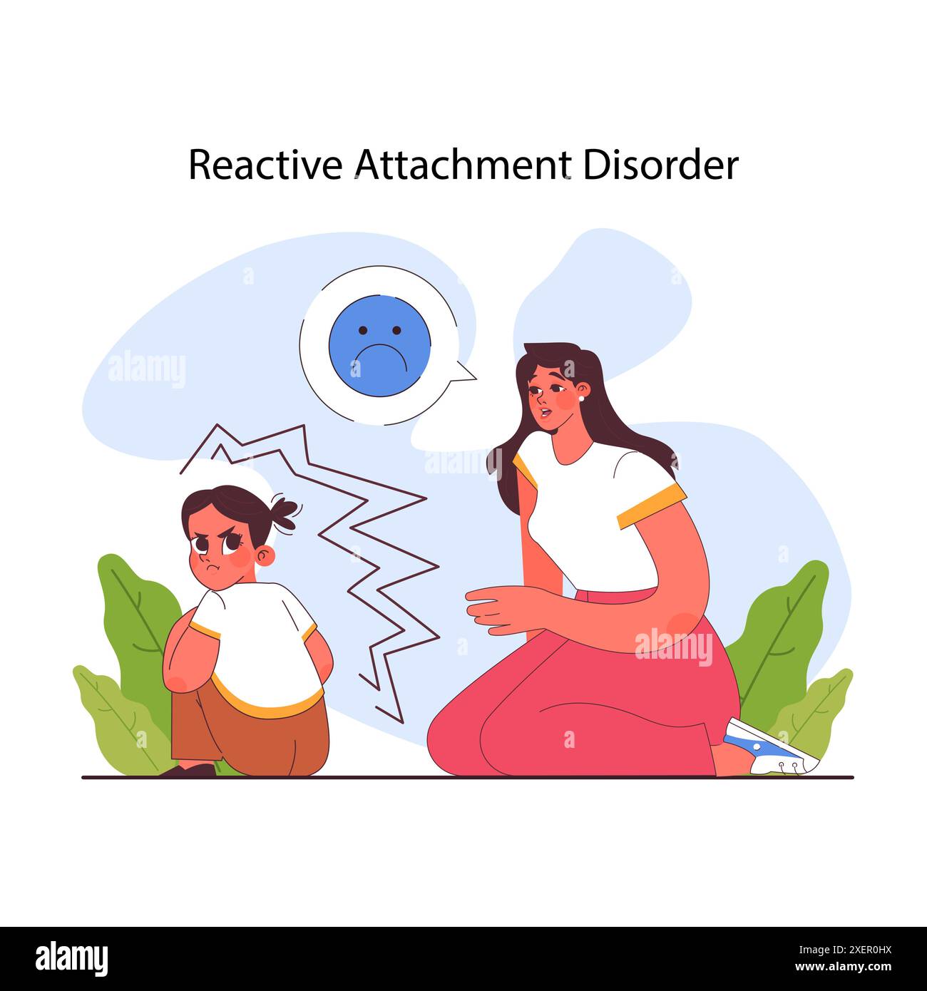 Reactive attachment disorder. Attachment theory. Young child having ... Reactive attachment disorder. Attachment theory. Young child having ...