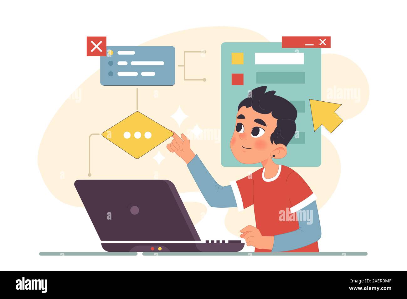 Child development testing Stock Vector Images - Alamy