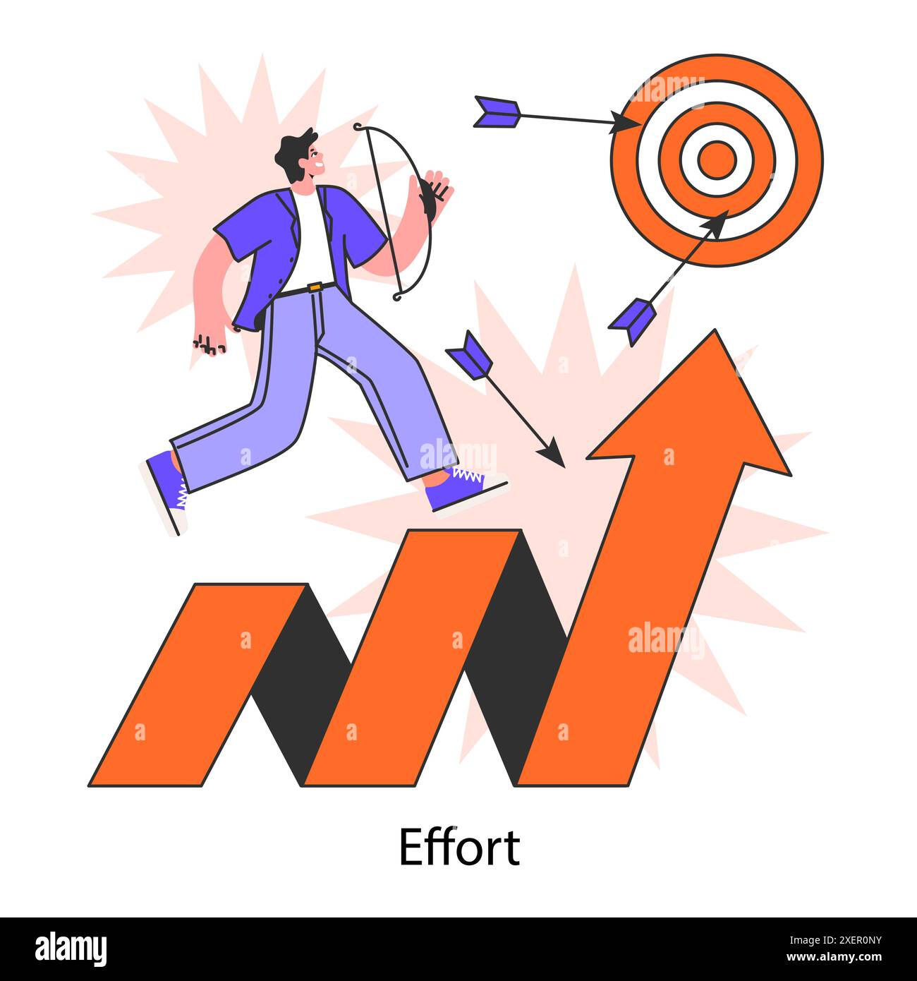 Self-development. Personal growth. Motivation. Ambitious character ...