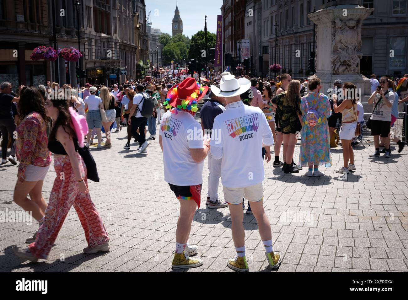 London, United Kingdom. 29th June, 2024. People attend the London Pride ...