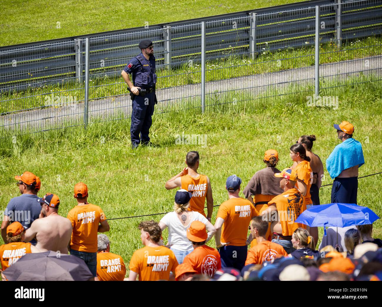 SPIELBERG - Security during the sprint race on the Red Bull Ring race ...