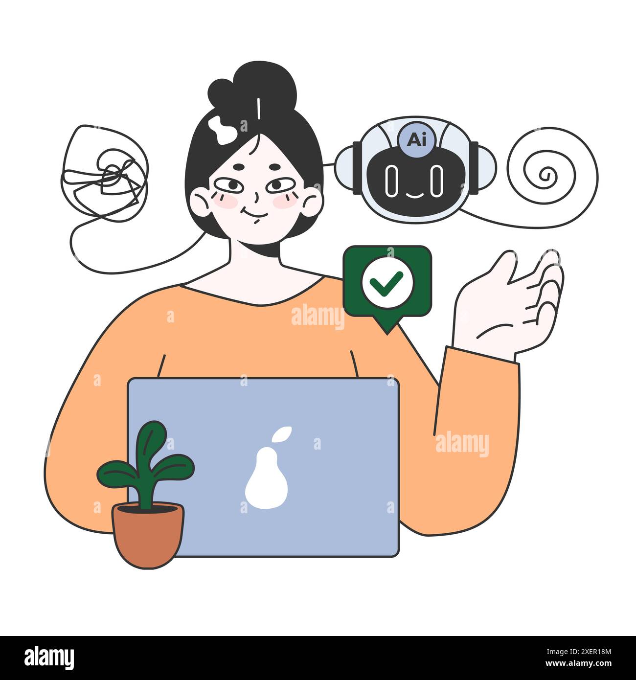 Impact of Artificial intelligence on business. AI-powered customer ...