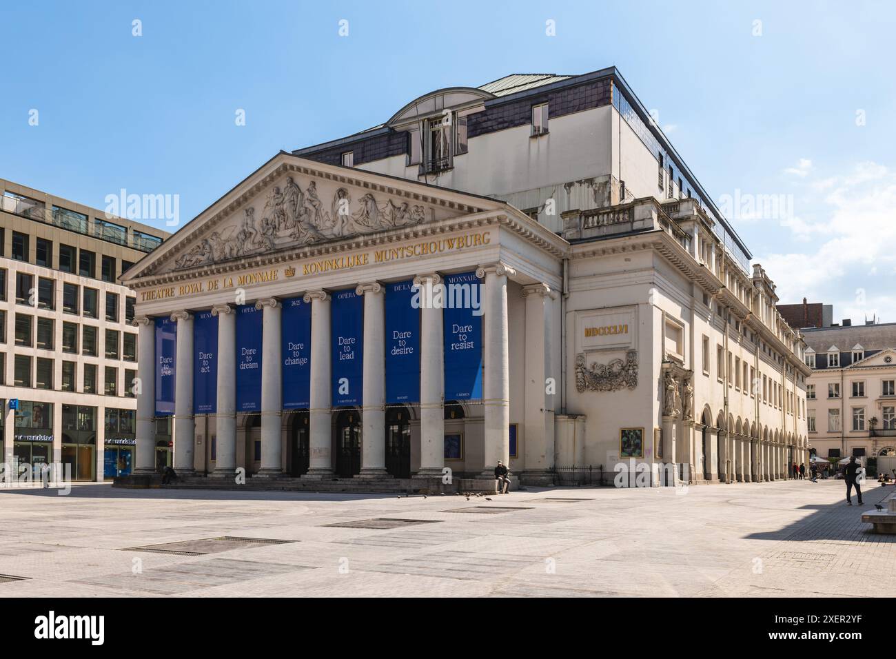 June 6, 2024: The Royal Theatre of La Monnaie, an opera house in ...