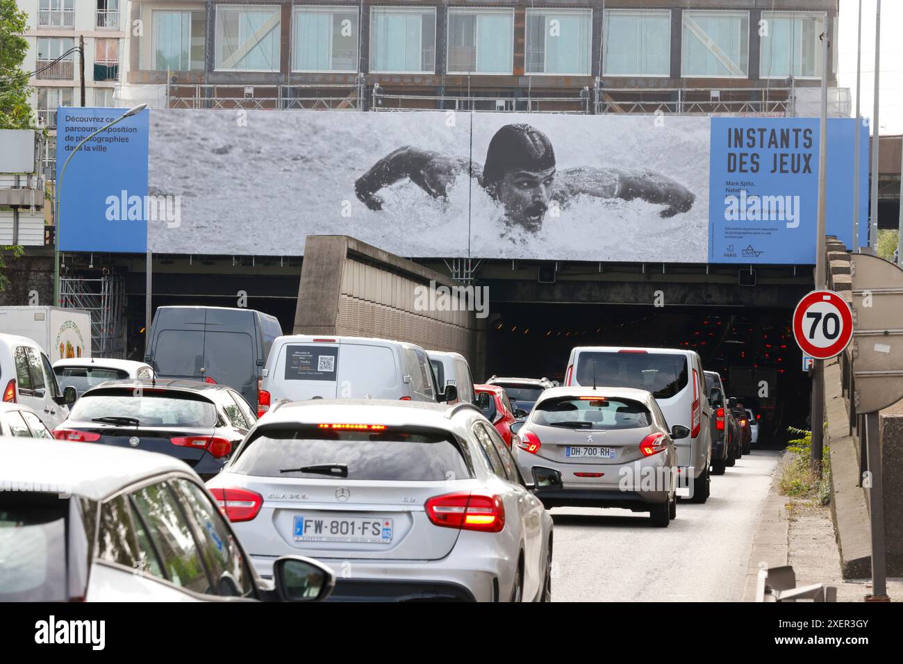 tribute to RAYMOND DEPARDON'S OLYMPIC GAMES PHOTOGRAPHS in PARIS Stock ...