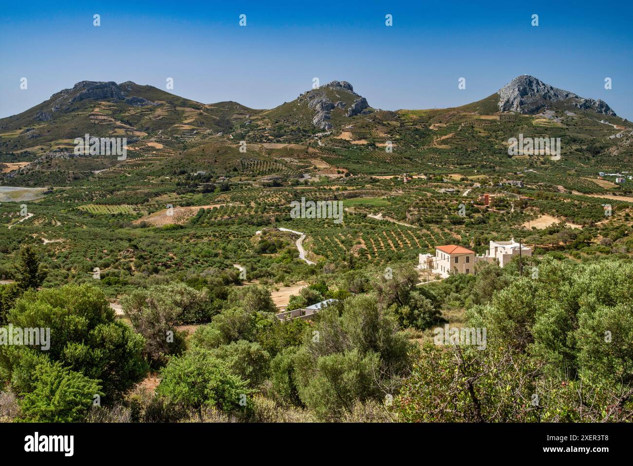 Kourtaliotis river valley, at the opening of Kourtaliotiko Gorge ...