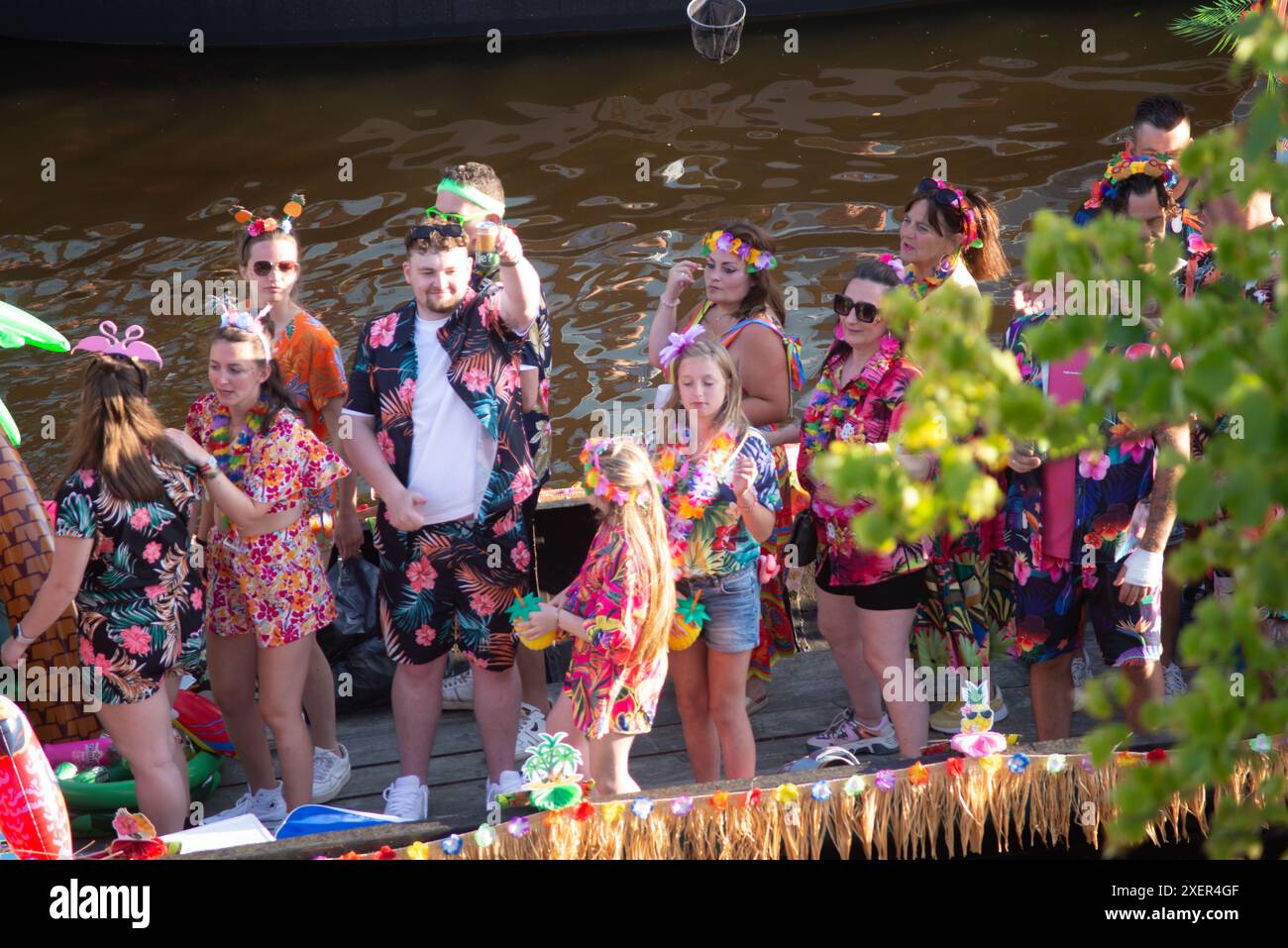 28. 06. 2024 Leiden, Netherlands, Lakenfest, celebration of the of ...