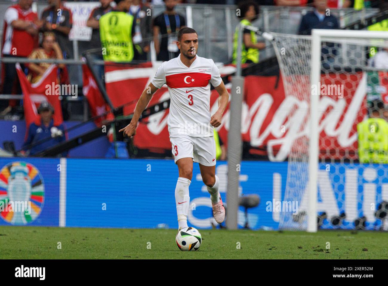 Merih Demiral seen during UEFA Euro 2024 game between national teams of ...