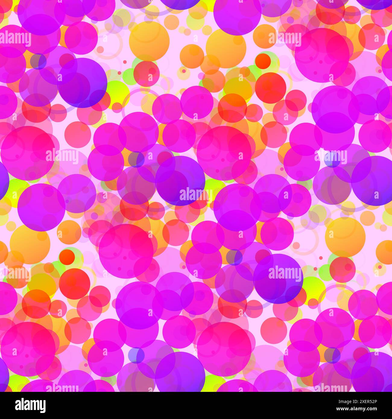 Watercolor colorful bubbles. Circles seamless pattern. Colorful round ...