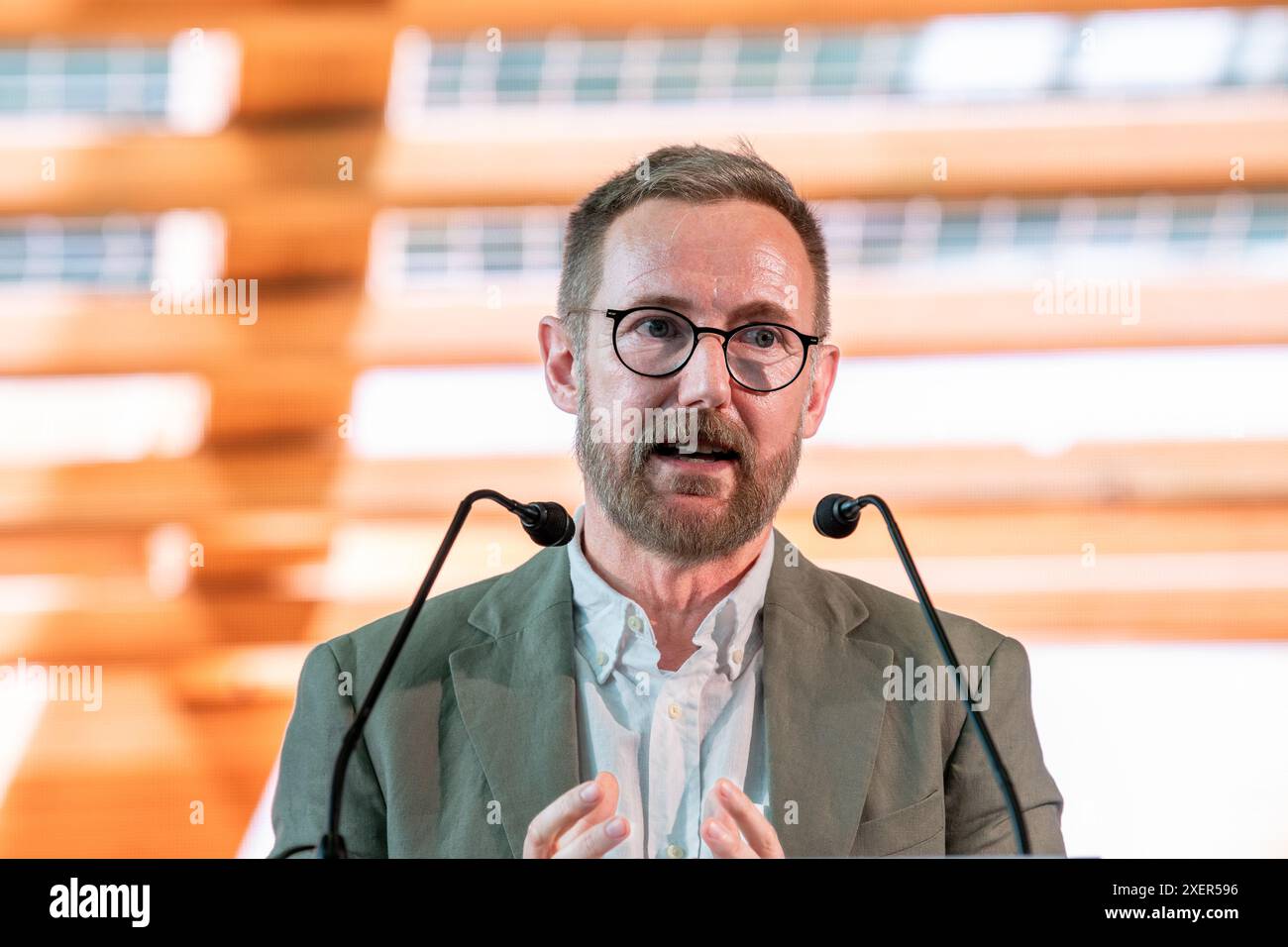Marignane, France. 25th June, 2024. François-Pierre Curato, architect ...