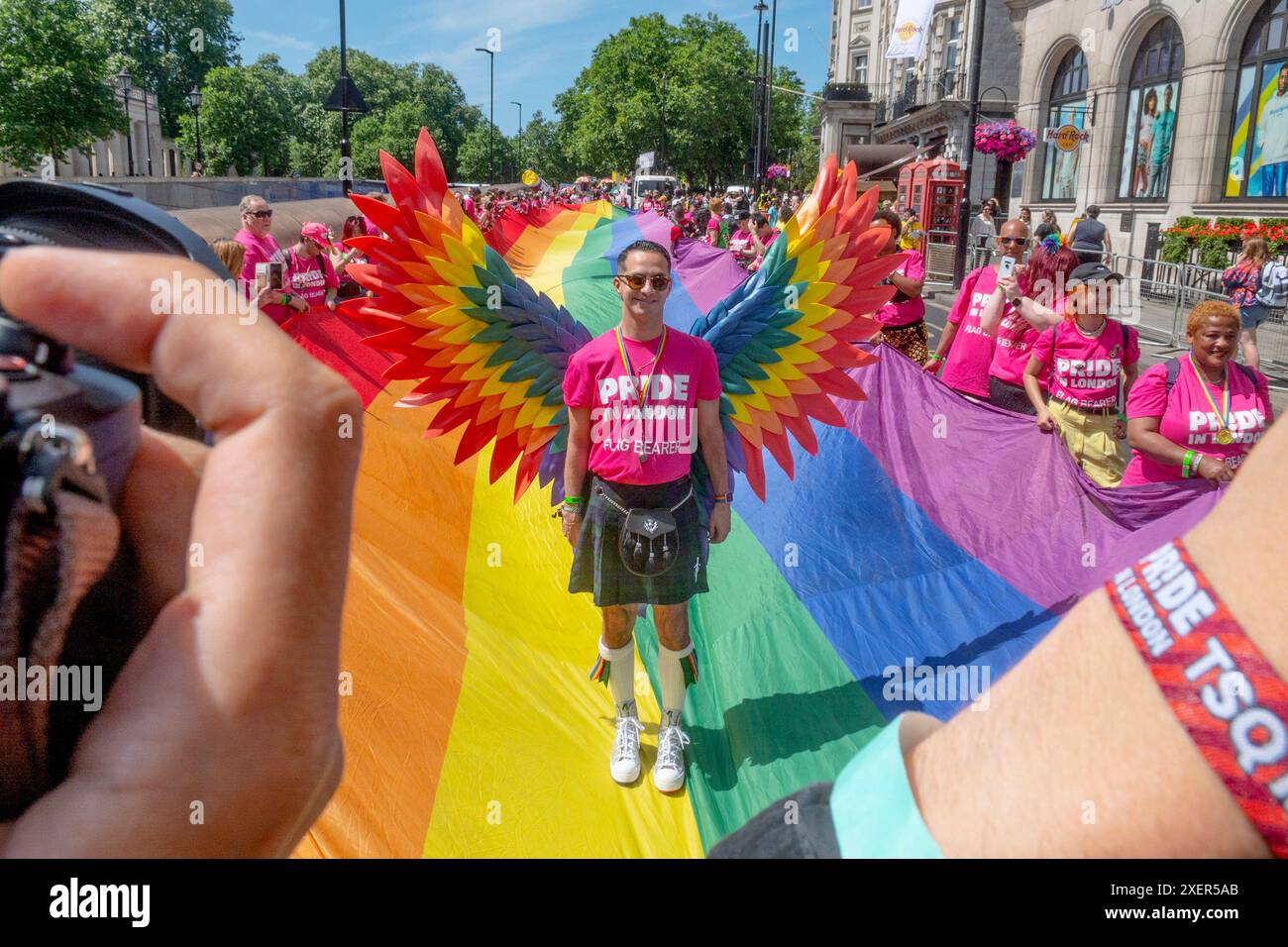 London, UK. 29th June, 2024. Pride In London annual parade celebrating ...
