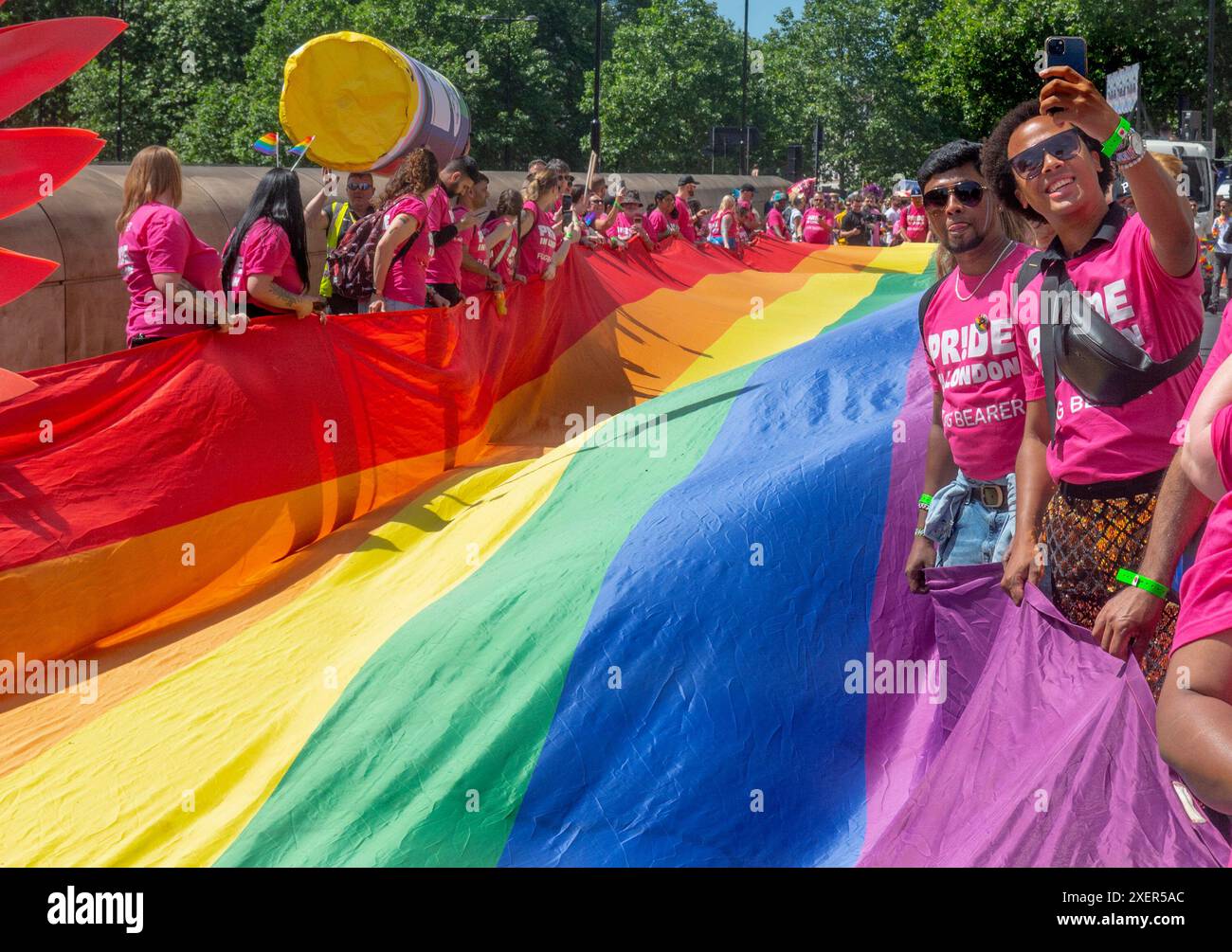 London, UK. 29th June, 2024. Pride In London annual parade celebrating ...