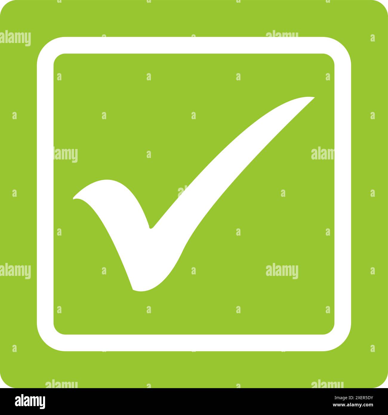 Green tick. Green check mark. Tick symbol, icon, sign in green color ...