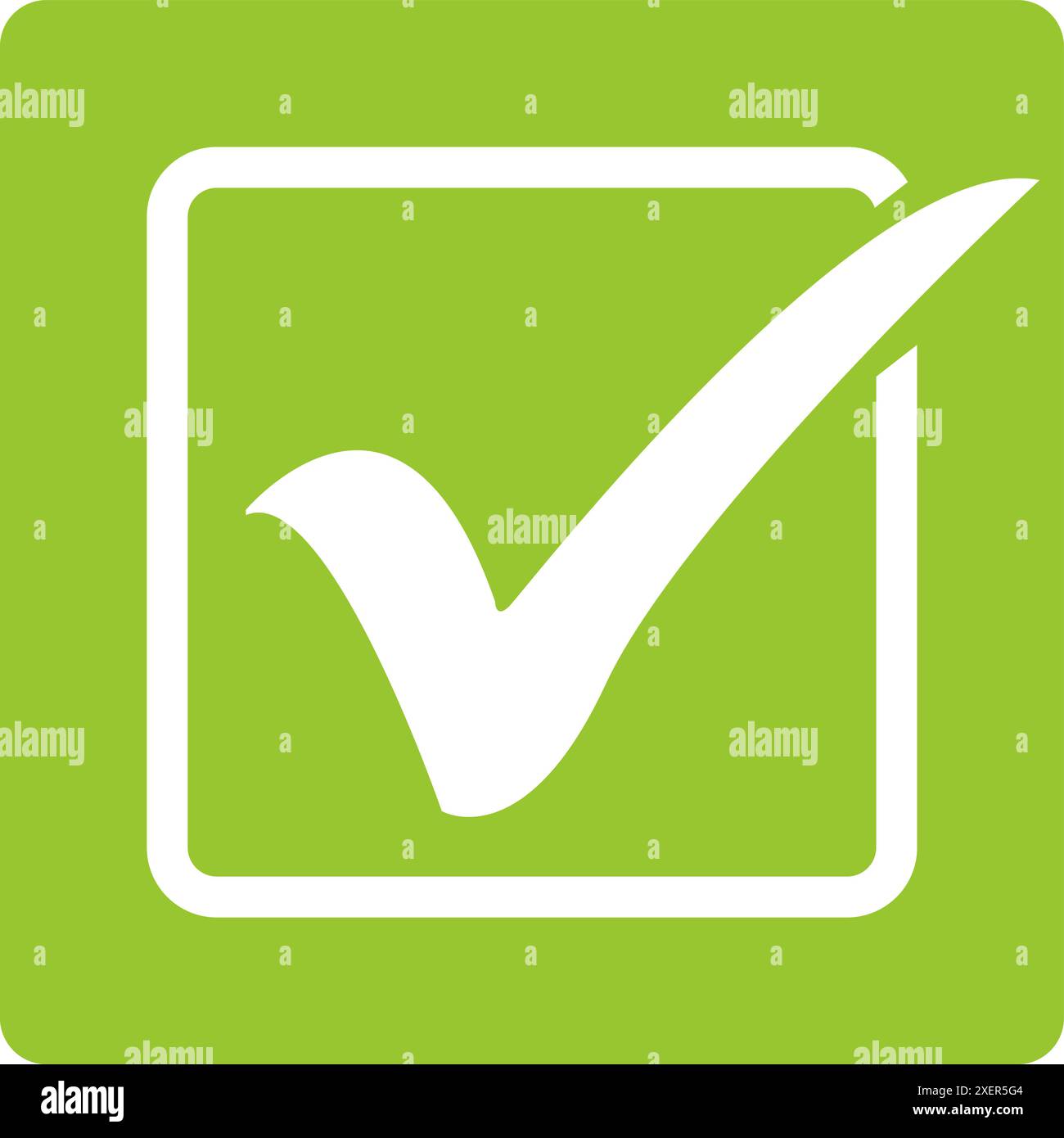 Green tick. Green check mark. Tick symbol, icon, sign in green color ...